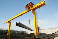 China Electricity Powered 10-75t Double Girder Gantry Crane Smooth Lifting With Wireless Remote Control for sale