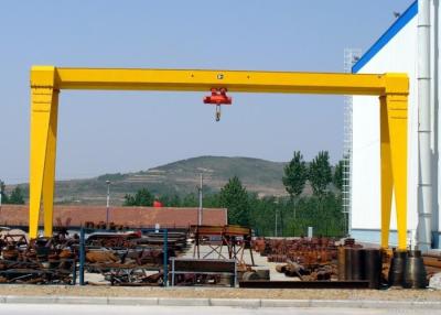 China 30 Ton 12M To 30M Span A3 Single Girder Gantry Crane Wide Adaptability for sale