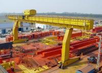 China 5T-32T Rail Mounted Gantry Crane 380V 60HZ 3 Phase Stone Marble Crane for sale