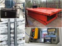 China SANTO Stationary Hydraulic 3 Ton Scissor Lift 5.5KW Electric Lift For Construction for sale