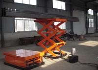 China SANTO Stationary Hydraulic 3 Ton Scissor Lift 5.5KW Electric Lift For Construction for sale