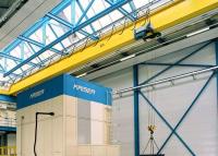 China 10ton Single Beam European Travelling Crane With Sew Motor for sale
