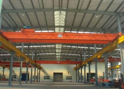 China Industrial Workshop Using QD35T Double Girder Overhead Crane With Trolley for sale