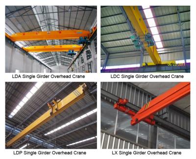 China 16 Ton Single Girder Overhead Crane Durable For Warehouse Storage for sale