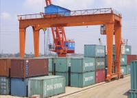 China 35-50T Rail Mounted Stacking Cranes 45m/Min Double Girder Gantry Crane for sale