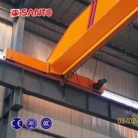 China ISO 1T To 20T Industrial Single Girder Overhead Crane With Electric Hoist for sale