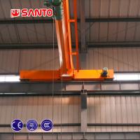 China ISO 1T To 20T Industrial Single Girder Overhead Crane With Electric Hoist for sale