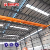 China ISO 1T To 20T Industrial Single Girder Overhead Crane With Electric Hoist for sale