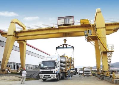 China Large Span Compact 10 Ton Gantry Crane Hoist Box Type Harbor Freight Gantry Crane for sale