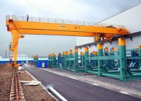 China Versatile 100T Double Girder Semi Gantry Crane Widely Used Semi Goliath Crane for sale