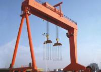 China ODM Workshop Electric Double Girder Gantry Crane For Material Loading for sale