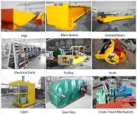 China Yellow/Red Container Gantry Crane Q235B/Q345E Materials Cab/Wireless Control Mode for sale