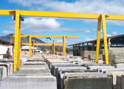 China 10 Ton Electric Travelling Single Girder Gantry Crane With Hoist Span 16 Meters for sale
