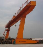 China Outside L Type Single Girder Gantry Crane A3 Cargo Yards Port Gantry Crane for sale
