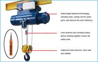 China Pendant Control 0.5-20 Ton Electric Wire Rope Hoist With Limit Switch for sale