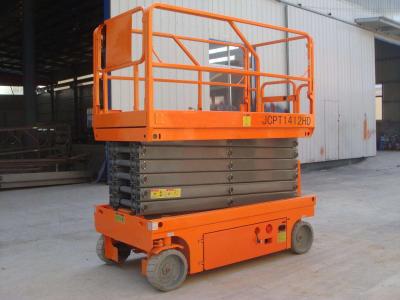 China 6m 10m 12m 272kg Hydraulic Lifting Platform Electric Automotive Scissor Lift Platform for sale