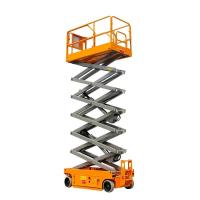 China 6m 10m 12m 272kg Hydraulic Lifting Platform Electric Automotive Scissor Lift Platform for sale