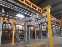 China Manual Low Deadweight Floor Supported KBK Crane 500kg 1000kg Free Standing Crane for sale