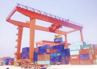 China 40T 50T Rail Mounted Port Container Crane Gantry Crane Rail Track 18-35m Span for sale