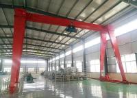 China 5ton Single Beam Warehouse Gantry Crane With Wirerope Electric Hoist for sale