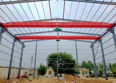 China Overload Protection Single Girder Overhead Crane Industrial EOT Crane With Limit Switch for sale
