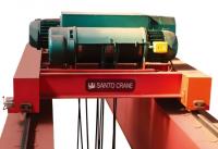 China Warehouse Double Girder Eot Crane Red Or Customized Painting Color for sale