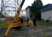 China Swing Leg Indoor Mobile Spider Crane KB1.0 Mini Tracked Crawler Crane for sale