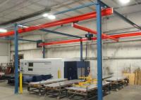 China Pendent Control Single Girder Light Capacity Overhead Rail Crane 1 Ton 2 Ton for sale