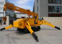 China Telescopic Boom 1T-8T Mini Spider Crane With Auto Level Outriggers for sale