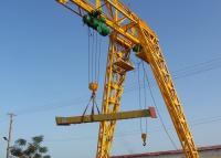 China 5 Ton Movable Gantry Crane With Wirerope Electric Hoist Outdoor Using for sale