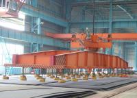 China Remote Control 10.5M-31.5M Span 50T DG EOT Crane For Steel Factory for sale