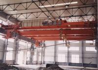 China Q235B Q345C 32Ton Bridge Crane Workshop Double Girder Overhead Traveling Crane for sale