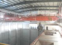 China ISO CE Red A5-A8 Double Girder Bridge Crane For Manufacturing Plant for sale