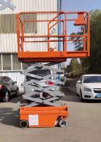 China 8m To 14m Height Self Propelled Electric Scissor Lift 300kg Mobile Aerial Work Platform for sale