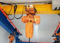 China Customized HHBD 2 Ton Electric Chain Hoist With Hook / Motorized Trolley for sale