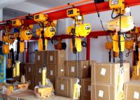 China ISO9001 500lb 1000lb Electric Chain Block With Fixed Hook Suspension for sale