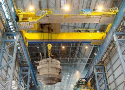 China QDY 5-74/20 Ton Double Girder Steel Gantry Crane A7 Double Hook Casting Ladle Crane for sale