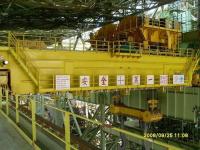 China Lightweight 200/50 Ton Double Beam Crane Heat Resistant Metallurgy Steel Plant Crane for sale