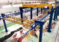 China No Noise A3 KBK Manual Bridge Crane Low Deadweight Smooth Operation for sale