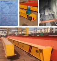 China Santo Brand High Strength Single Girder Overhead Travelling Crane 10 Ton Load Capacity for sale