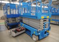 China GTJZ 14m 300kg Hydraulic Lifting Platform Manganese Steel Mobile Aerial Platform for sale