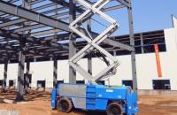 China GTZN Industrial Hydraulic Lifting Platform Rough Terrain Scissor Lift With Outriggers for sale