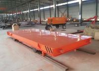 China Customized Heavy Duty Electric Transfer Cart On Rail 10 Ton To 100 Ton Transfer Cart for sale
