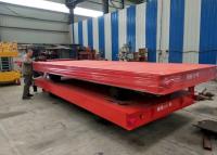 China SANTO Steerable Battery Powered Electric Transfer Cart For Facility Assembly Line for sale