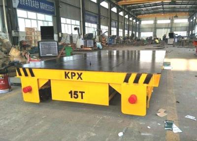 China Durable Battery Powered 25m/Min Electric Transfer Cart For Warehouse Transportation for sale
