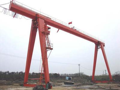 China Single Beam Motorized Gantry Crane Santo Crane 10t With Electric Hoist for sale