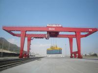 China 40T RMG Automated Rail Mounted Gantry Crane 12m To 21m Lifting Height for sale