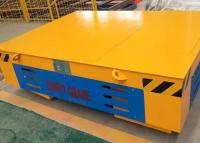 China Adjustable P18 P50 QU100 Rail Electric Transfer Cart For Material Transportation for sale