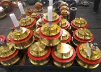 China Heat Treated Hardness EU Standard Forged Crane Wheels Wearproof Fracture Resistant for sale