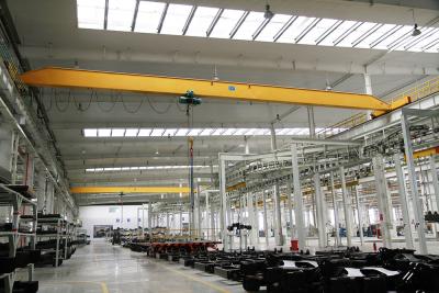 China 2T 3T 5T 10T Single Girder Overhead Crane P24 P38 Rail Workshop Overhead Crane for sale